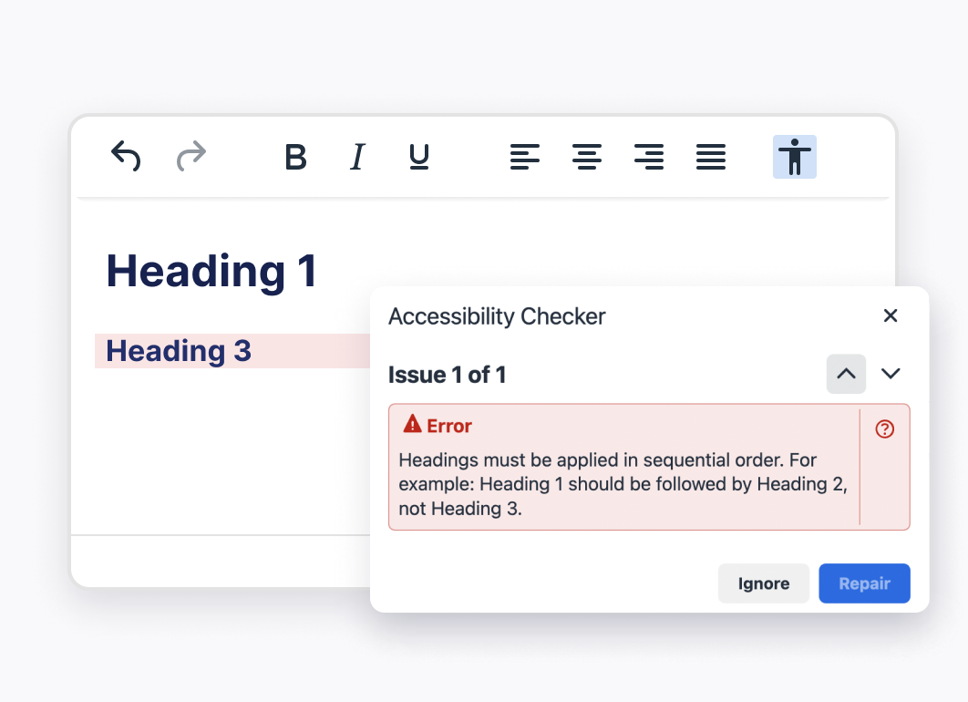 Accessibility Checker | TinyMCE
